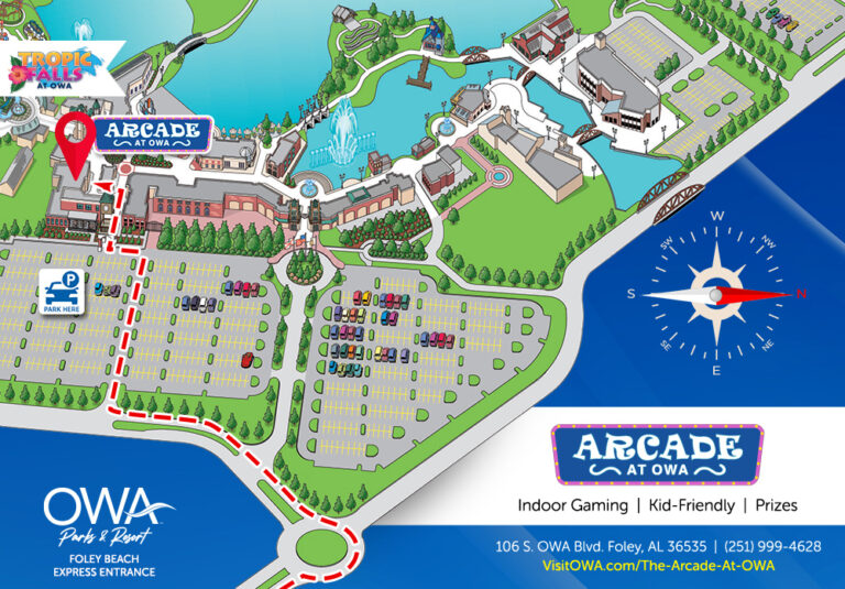 Arcade at OWA – Downtown OWA, Foley AL