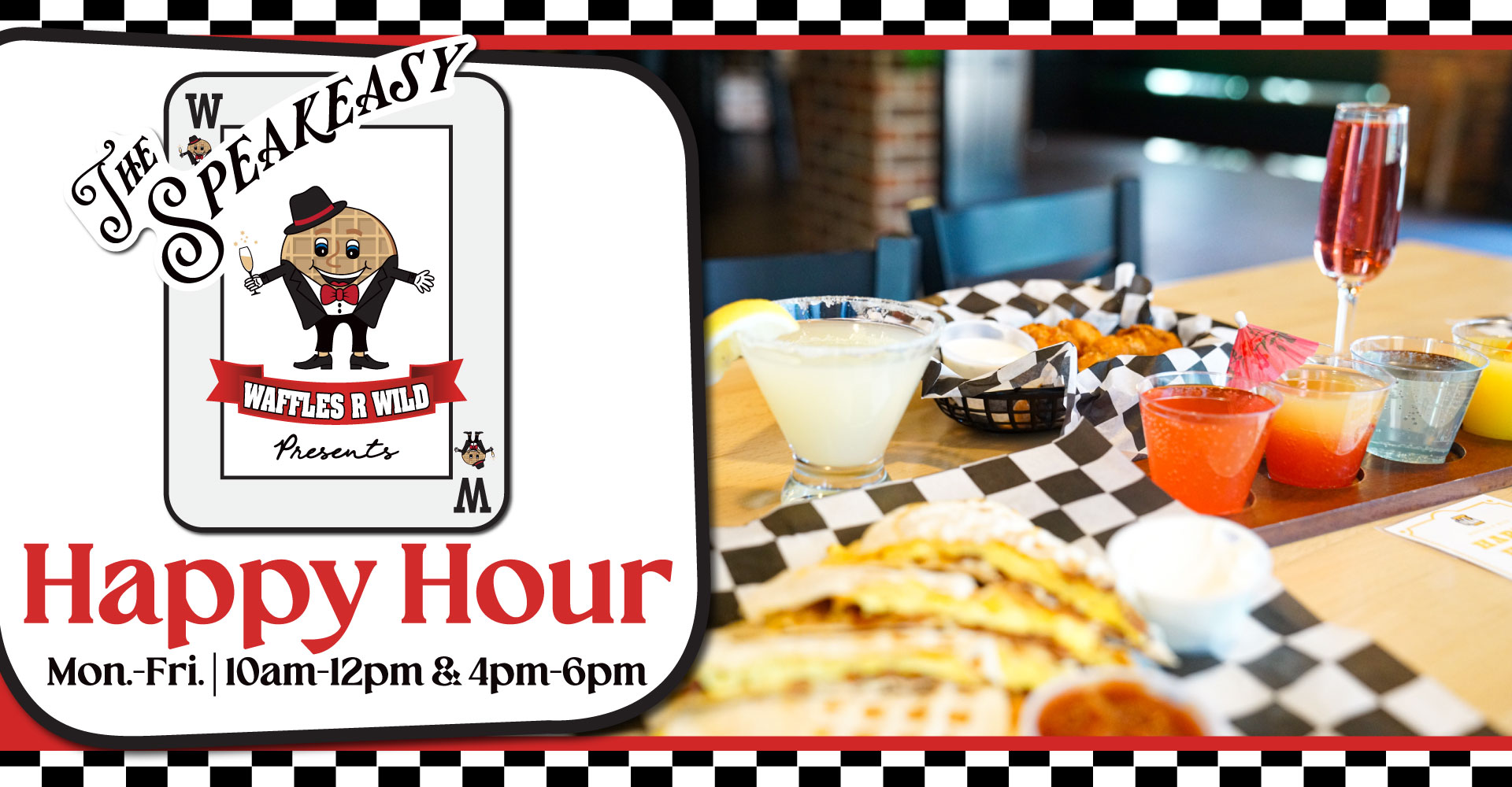 Happy Hour at Waffles R Wild – OWA