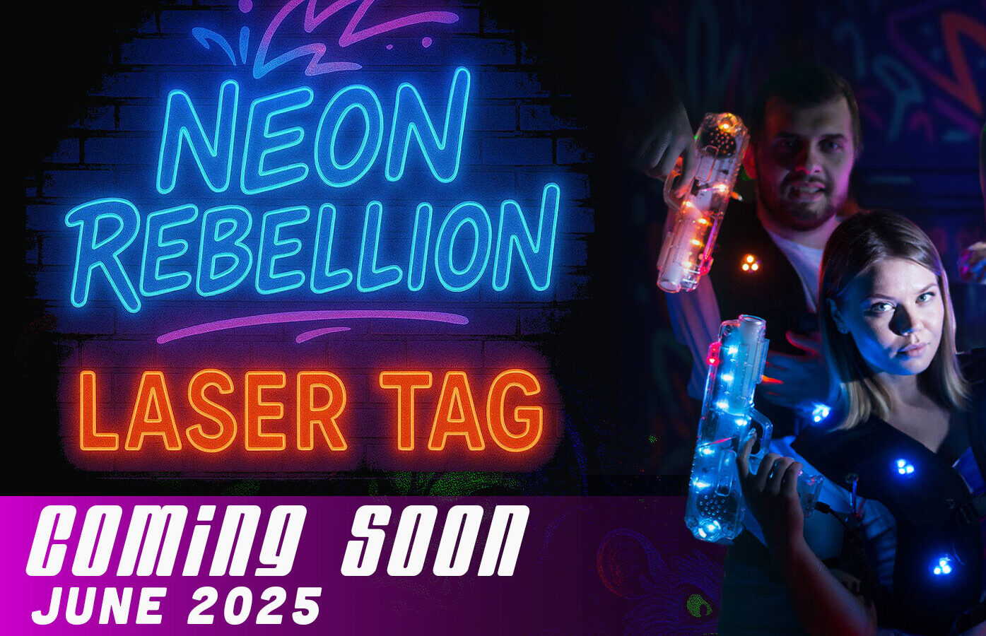 Neon Rebellion Laser Tag to Open at OWA Parks & Resort
